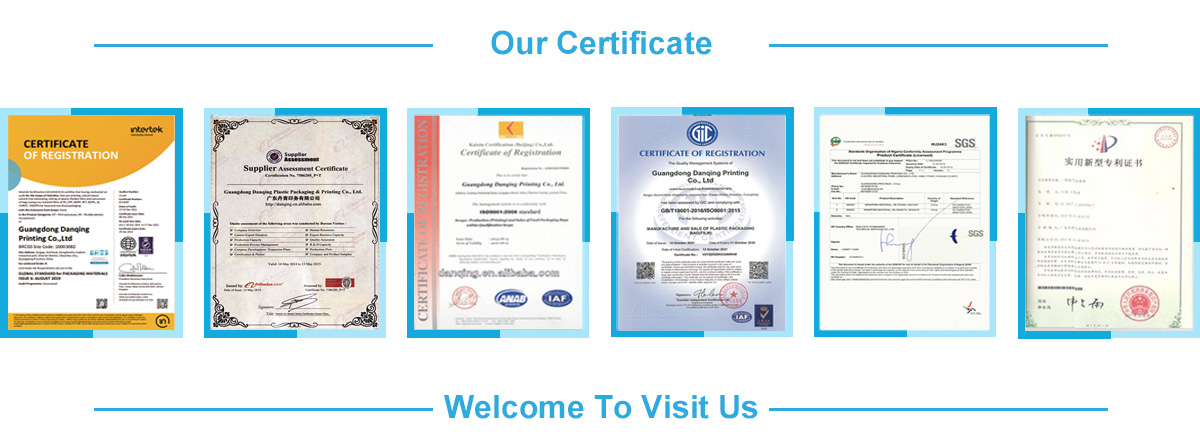 China DQ PACK White Kraft Paper Bag Bread Plastic Packaging With Window ...