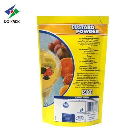 China Custard Powder Plastic Packaging Bag Custom Printed Mylar Bag ...