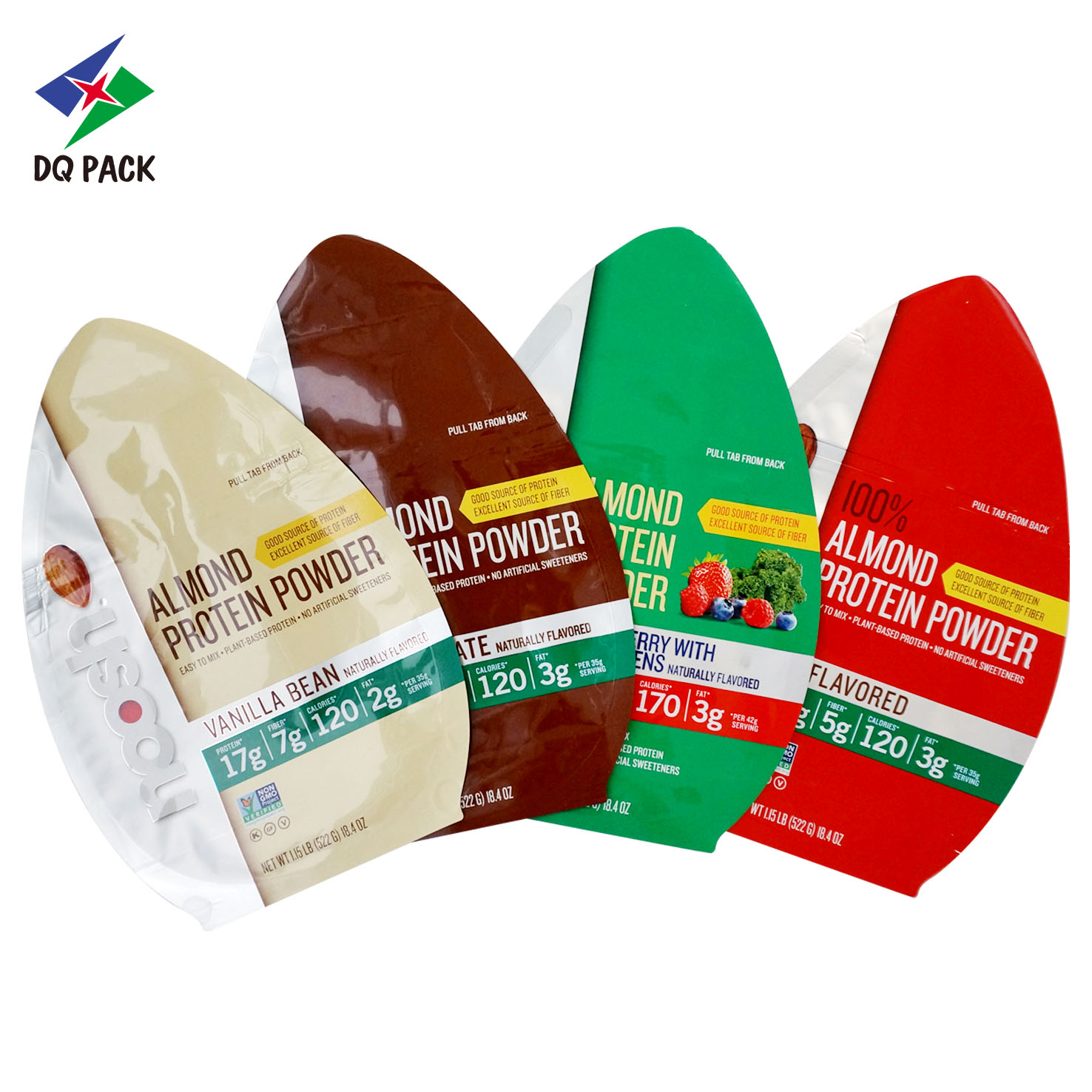 China DQ PACK Special Shape Ziplock Bag Plastic Stand Up Zipper Bag ...