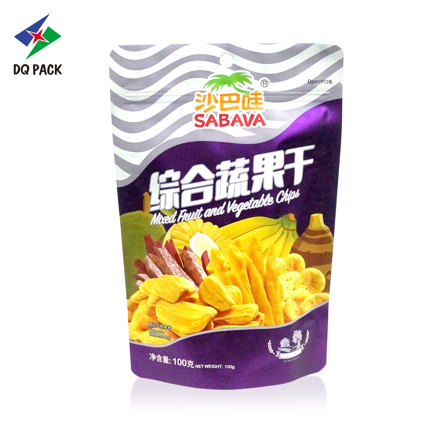 China Snack Dried Fruit Food Packaging Bag Stand up zipper Pouch ...