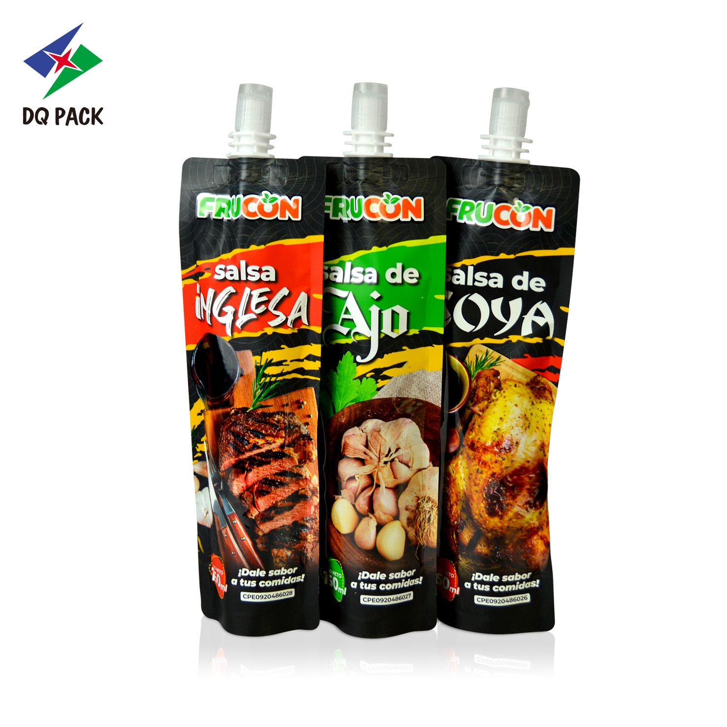 China DQ PACK No-Leaking 150ML Sauce Packaging Bag Plastic Stand Up ...