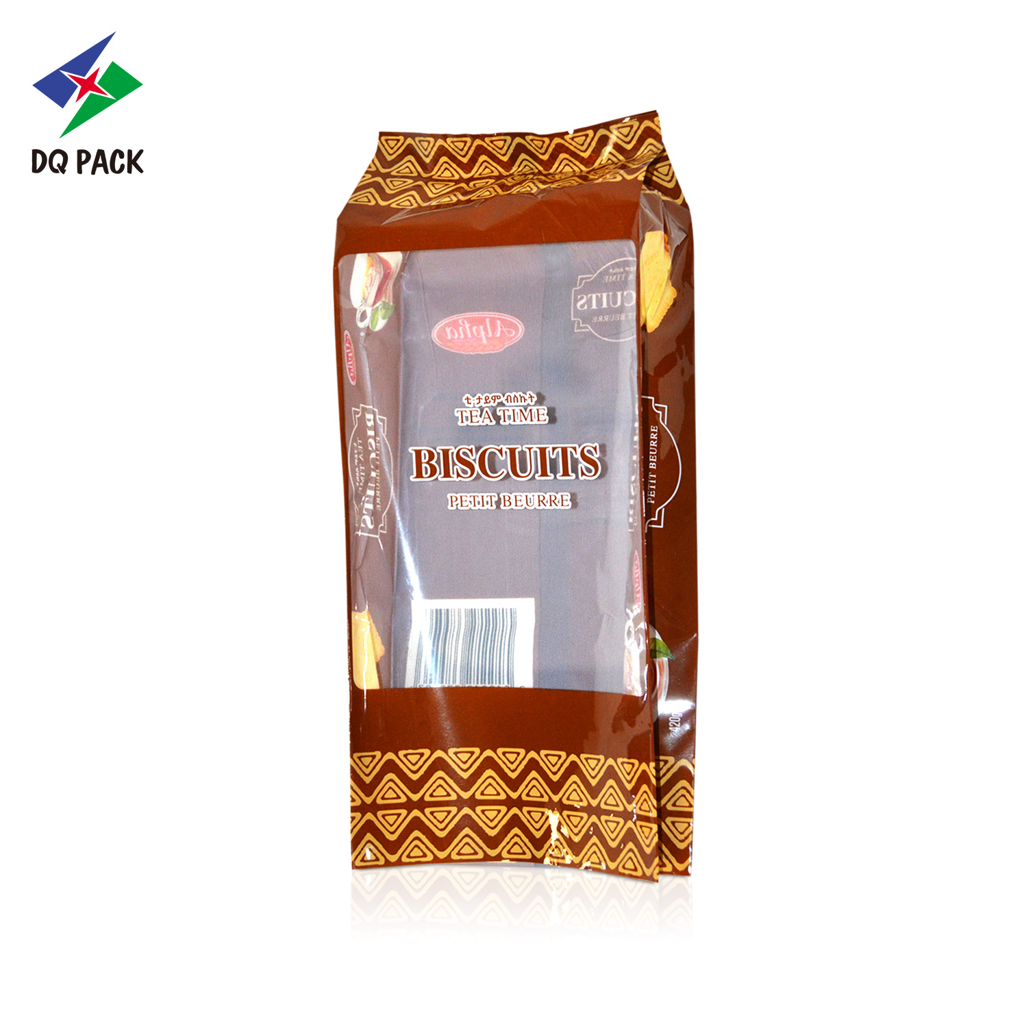 China DQ PACK Biscuits Packaging Bag Heat Seal Side Gusset Pouch ...