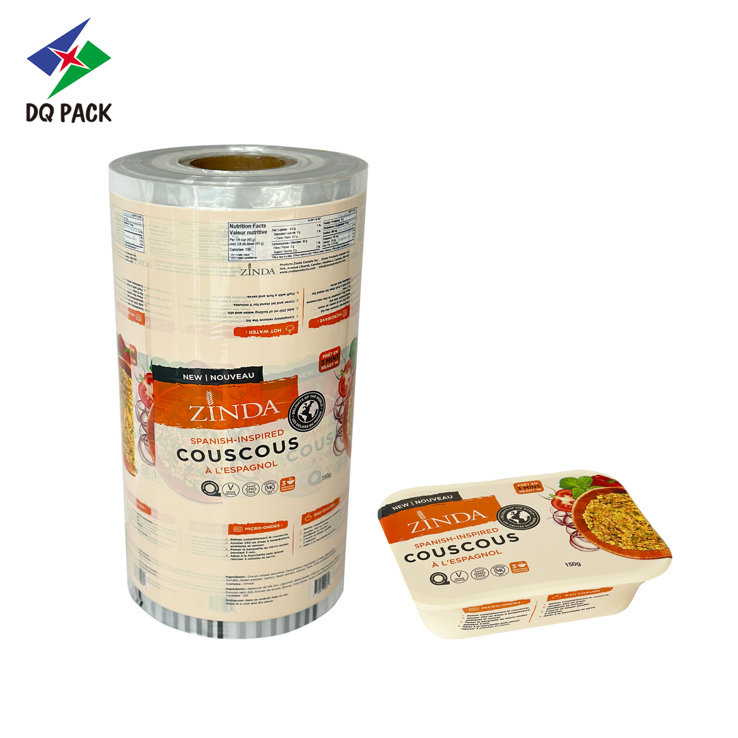 China DQ PACK Custom Printed PVC POF Heat Shrink Film Roll Supplier ...